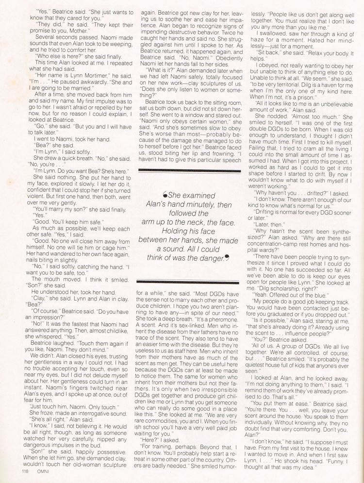William Flew Omni Magazine SF Short Stories 1987
