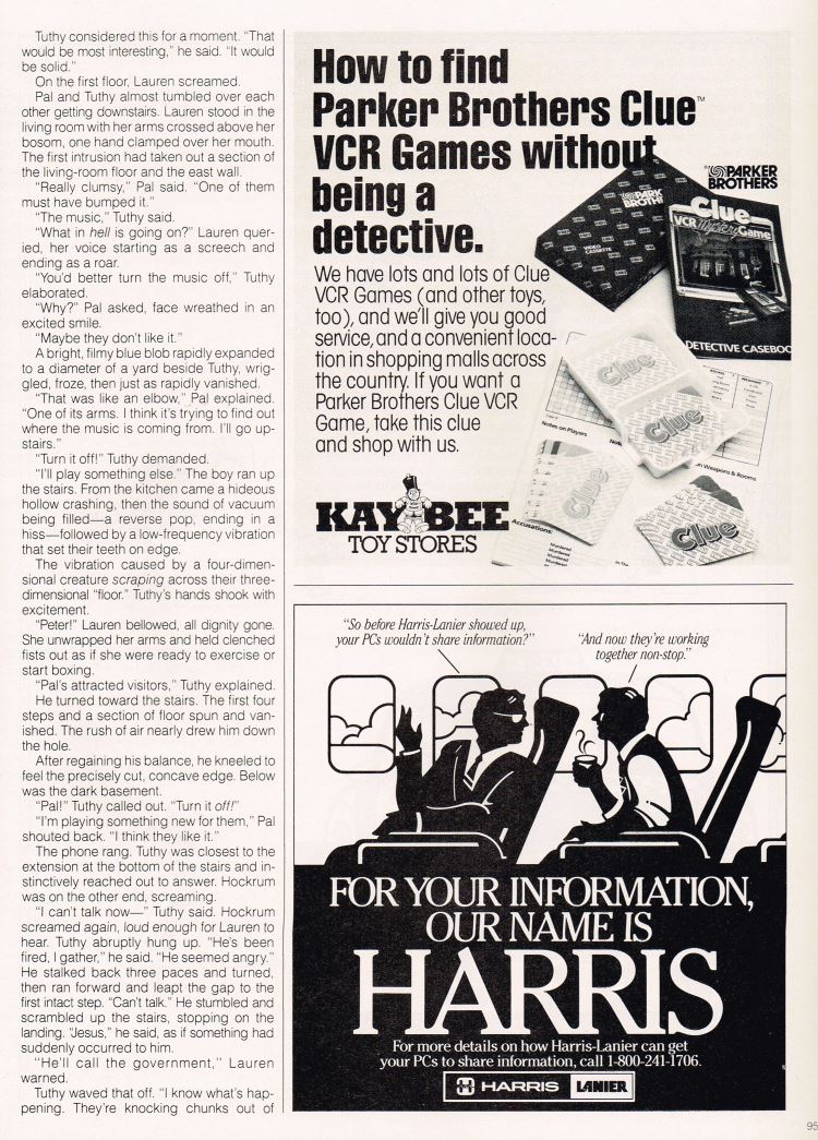 William Flew Omni Magazine SF Short Stories January 1986