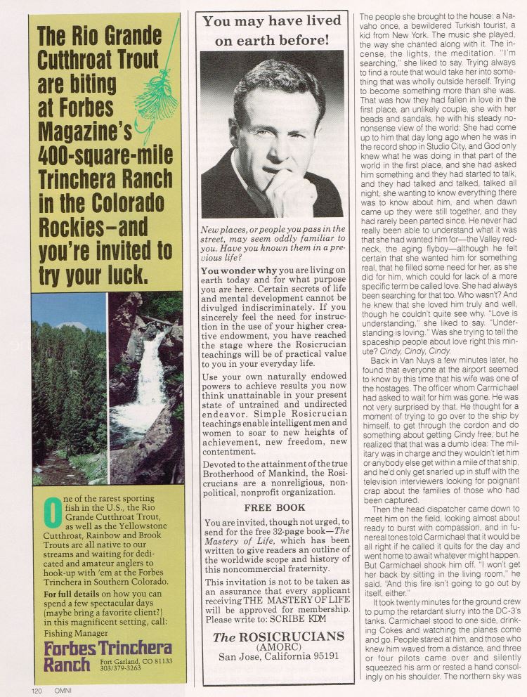 William Flew Omni Magazine SF Short Stories May 1986