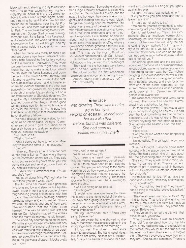 William Flew Omni Magazine SF Short Stories May 1986